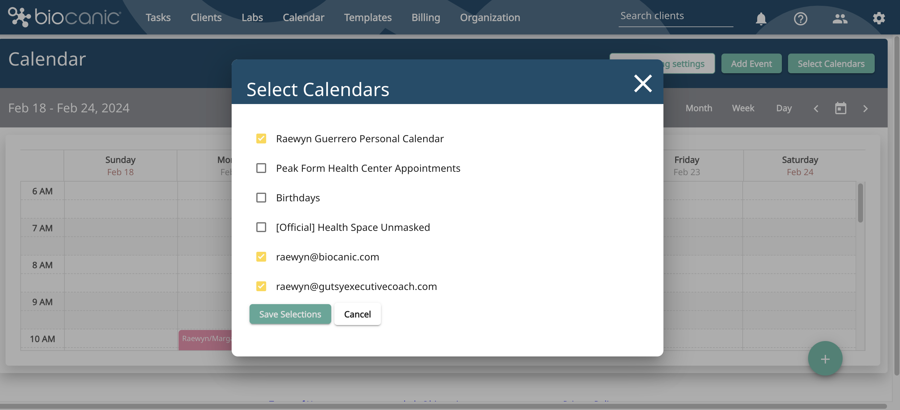 Calendar: How to Create Self-Booking Events – Biocanic