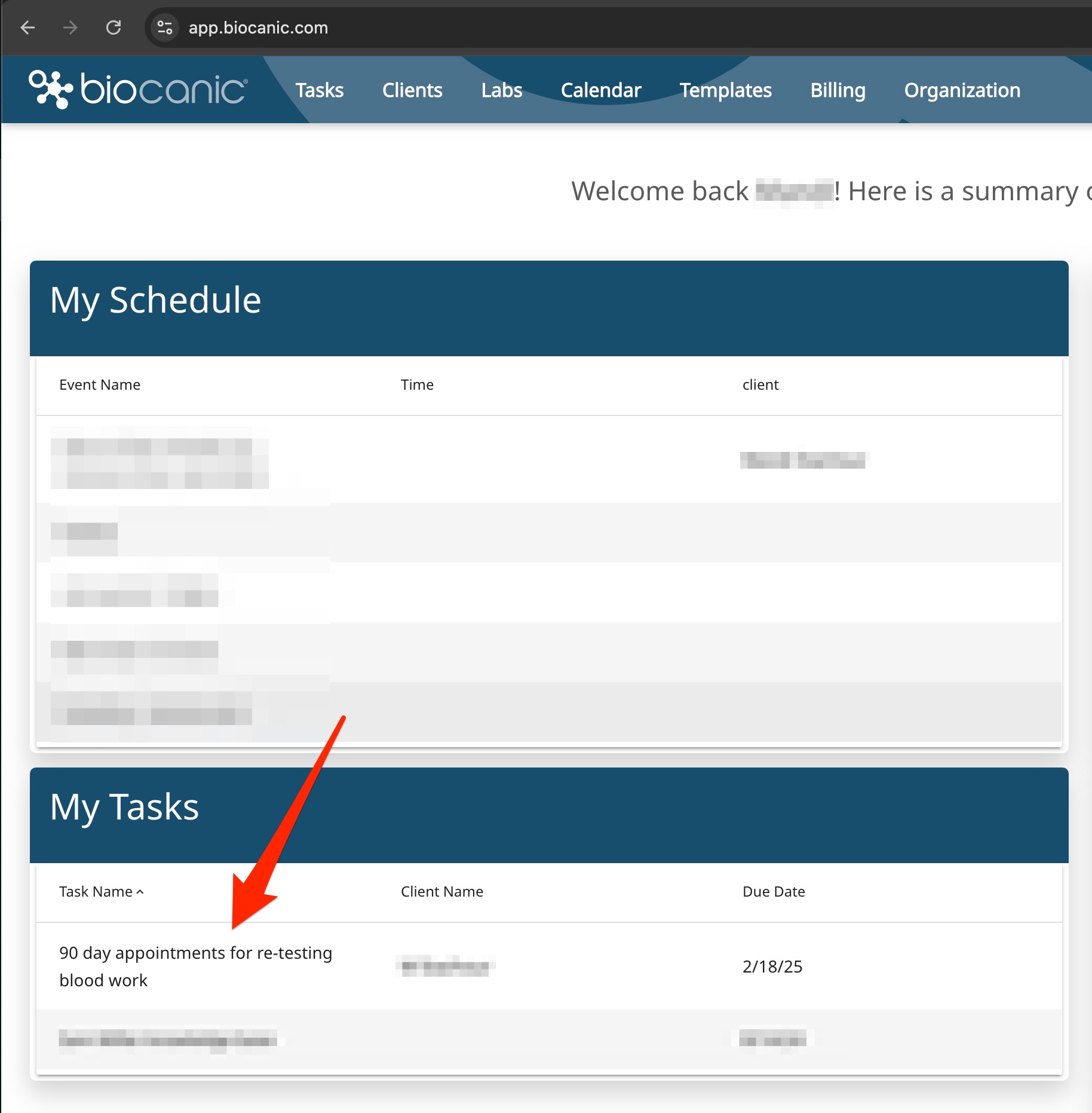 How to Create Reminders for Clients With Tasks – Biocanic