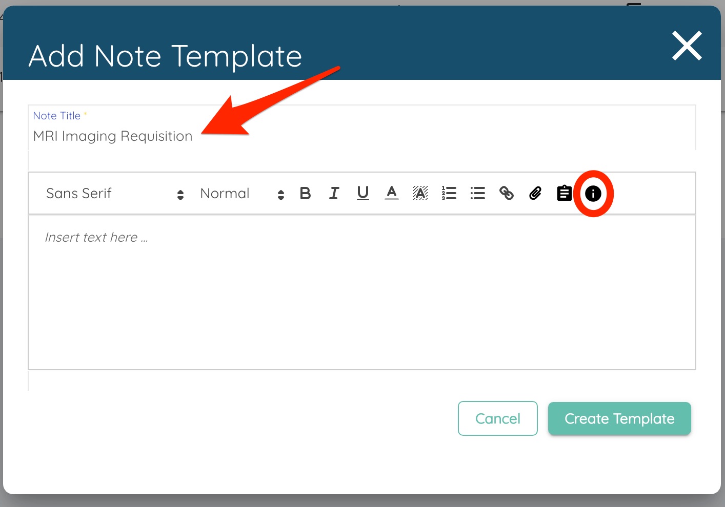 Create Imaging Requisitions – Biocanic